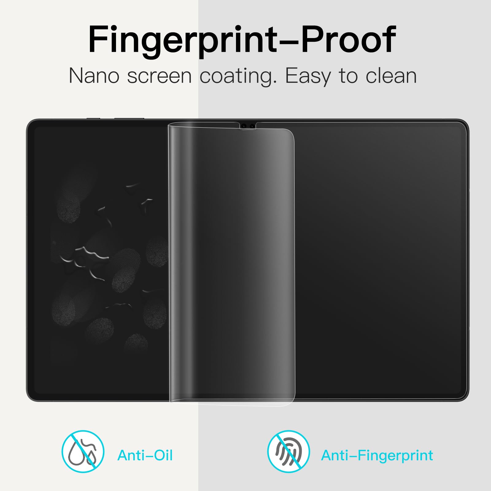 JETech Paper Screen Protector for Samsung Galaxy Tab S10 Ultra/Tab S9 Ultra 14.6-Inch, Anti-Glare, Matte PET Film for Drawing, 1-Pack