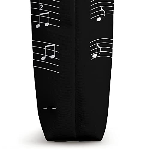 Piano Music Notes Playful Cat Tote Bag