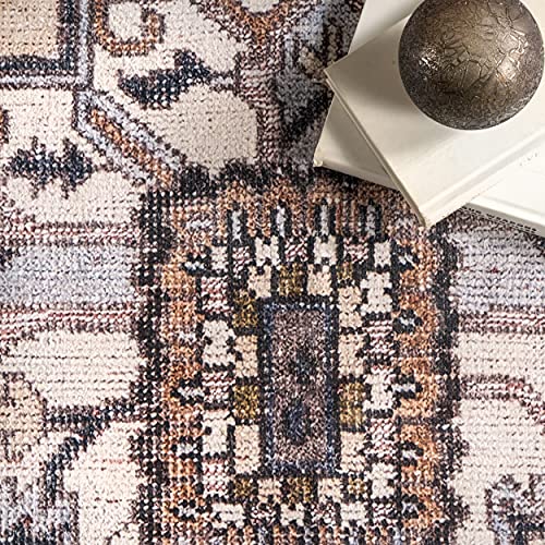 nuLOOM Sasha Machine Washable Medallion Accent Rug, 2' x 3', Pink