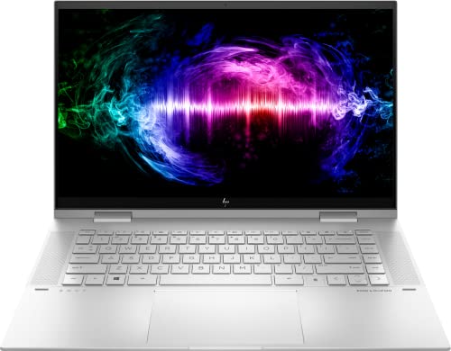 HP 2022 Envy x360 2-in-1 15.6" FHD Touchscreen Convertible Laptop, Intel Core i5-1155G7, 16GB DDR4 RAM, 512GB PCIe SSD, Backlit Keyboard, Intel Graphics, Webcam, Windows 11, Silver, ROKC Mousepad