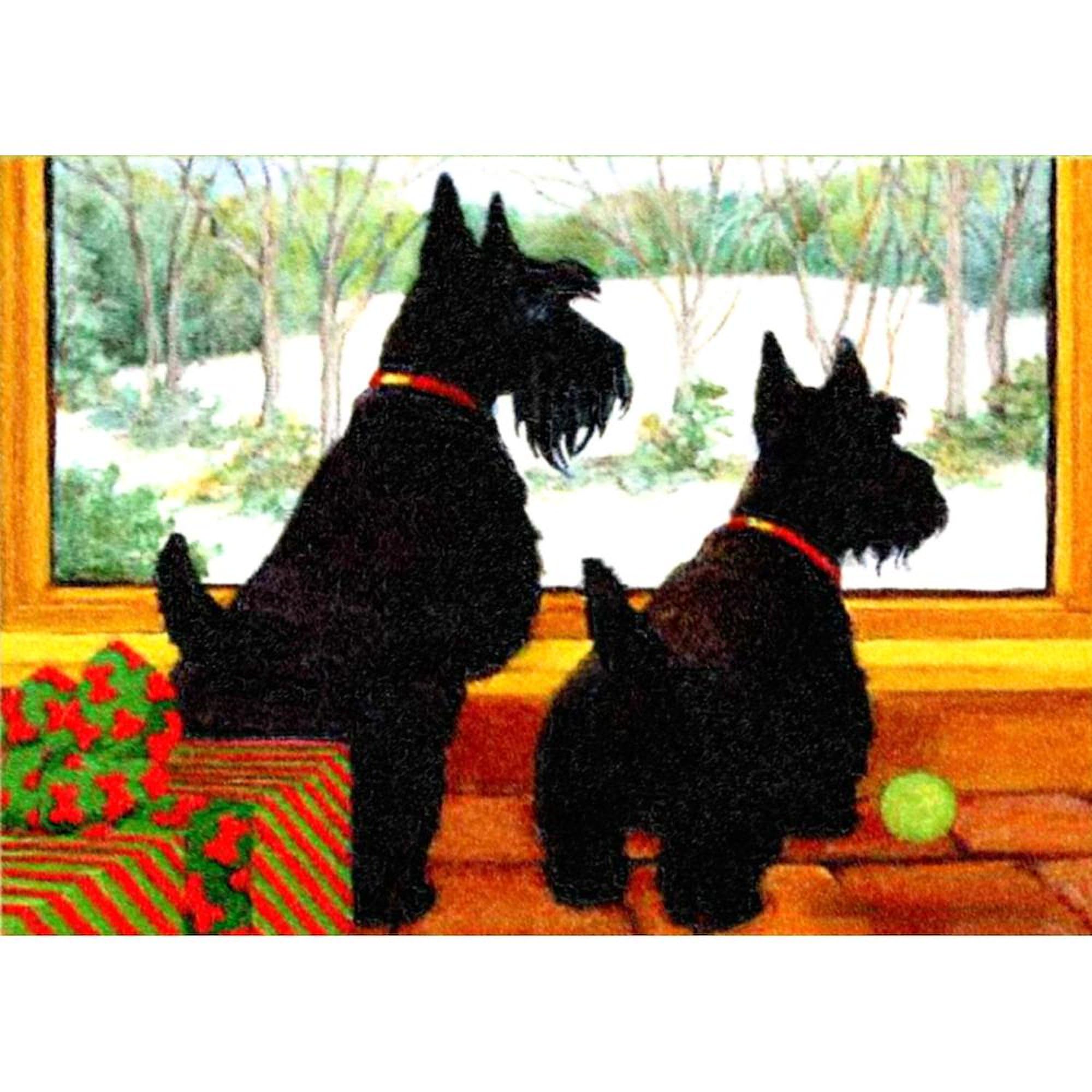 CafePress A Scotty Dog Christmas Mug Ceramic Coffee Mug, Tea Cup 11 oz
