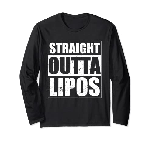 Lipo Batteries Drone Racing Plane Long Sleeve T-Shirt