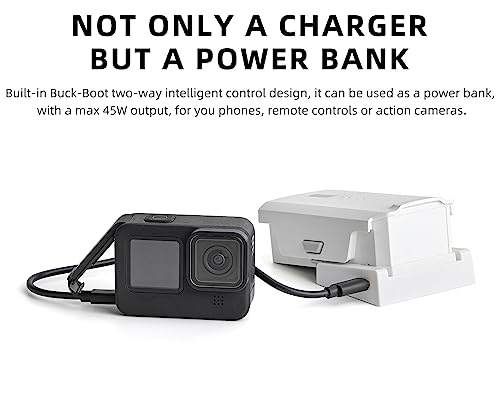 Drone Battery Charger Hub for FIMI X8 SE 2022, Portable Charging Base Butler Discharger Fast Charger Station