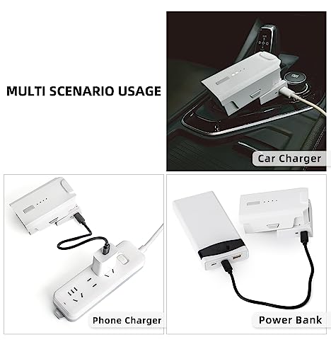 Drone Battery Charger Hub for FIMI X8 SE 2022, Portable Charging Base Butler Discharger Fast Charger Station