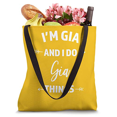 Cute Gia Things Personalized Name Gifts Tote Bag