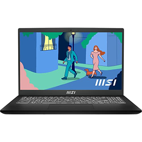 EXCaliberPC 2023 MSI Modern 15 B11M-023US (i5-1155G7, 16GB RAM, 1TB NVMe SSD, Intel Iris Xe, 15.6" FHD, Windows 11 Pro) Professional Laptop