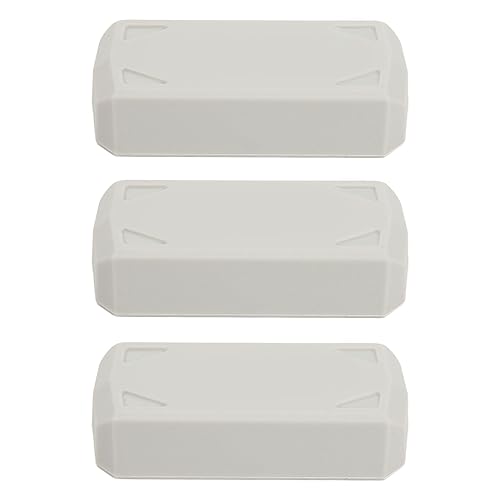 Focket Drone Battery Dust Cover, Compact TPU Waterproof Cover for Drone Battery Port 3pcs for AntiCollision (Grey)