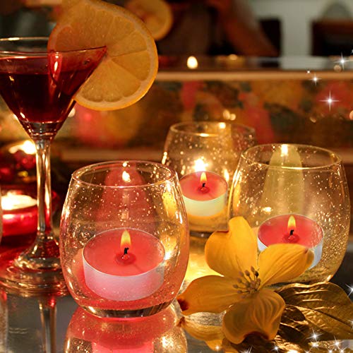 50Pack Tealight Candles,Unscented Tea Lights Candles, White, Smokeless, Dripless & 6Hours Burn Time Long Burning Paraffin Tea Candles for Home, Romantic Decor,Pool, Shabbat, Weddings & Emergencies