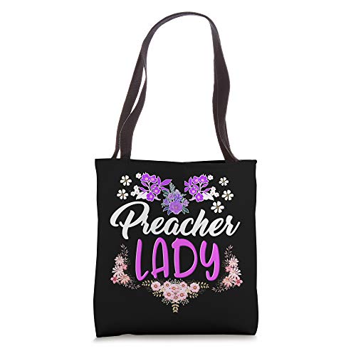 Preacher Lady Female Minister Religious Christian Woman Her Tote Bag