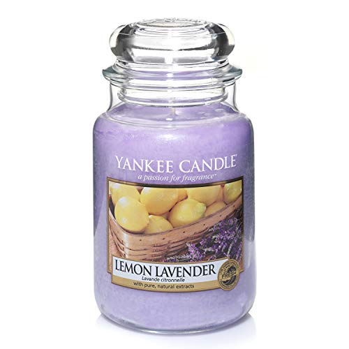 Yankee Candle 1073481EZ Large Jar Candle Lemon Lavender & Large Jar Candle Lilac Blossoms