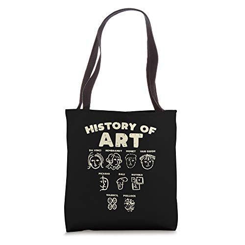 History Of Art Funny Famous Artists Meme Joke Painter Gift Tote Bag