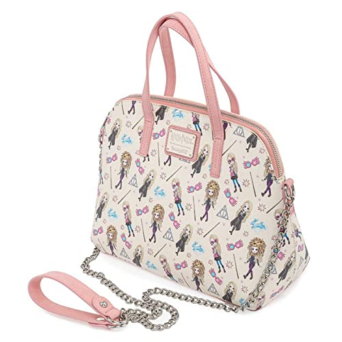 Loungefly Licensed Harry Potter Luna Lovegood All Over Pattern Crossbody Purse