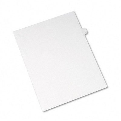 Avery Unpunched Legal Exhibit Dividers, Avery Style Helvetica Bold Type, Letter Size, Individual Side Tab #7, 25 Total (11917)