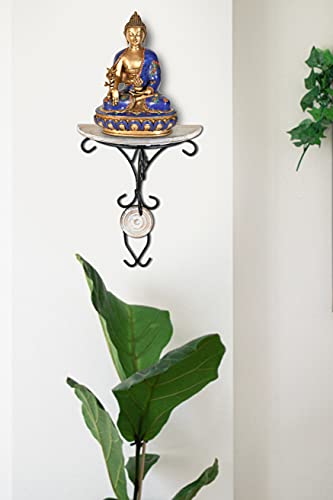 Floating Shelf Wall Mount | Foldable Wall Hanging Shelf | Wall Shelf | Rustic Wood Wall Shelf for Bedroom Living Room Kitchen | Wall Decor Storage Shelf | Hanging Plant Shelf | Farmhouse Décor