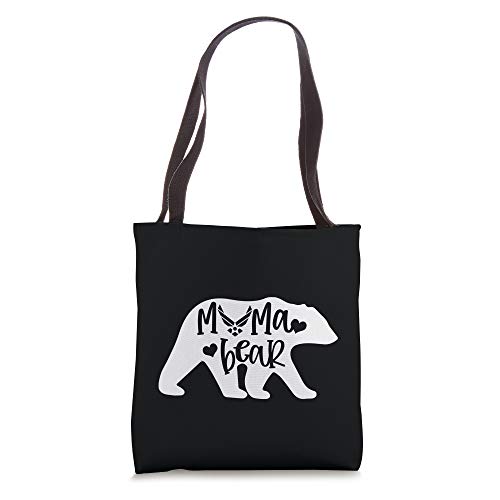 Mama Bear Proud Airforce Mom Army Military Mom Patriotic Tote Bag