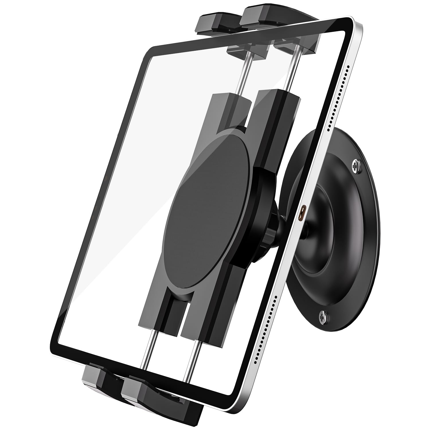 iTODOS Universal Tablet Wall Mount Holder for iPad, iPhone,Kindle Fire HD,Kindle Paper White,Galaxy Tabs,Google Nexus7/11,Switch,e-Reader,360°Adjustment Compatible with 4~12.9 inch Tablet and Phone
