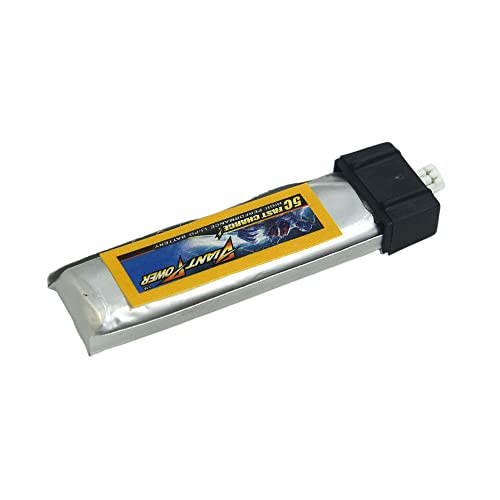 ECHOBBY 3.7V 1S 220mAh 50C LiPO Battery PH1.25 Nor Mini Plug for RC Aircraft Micro Quad Copter Drone (1P)