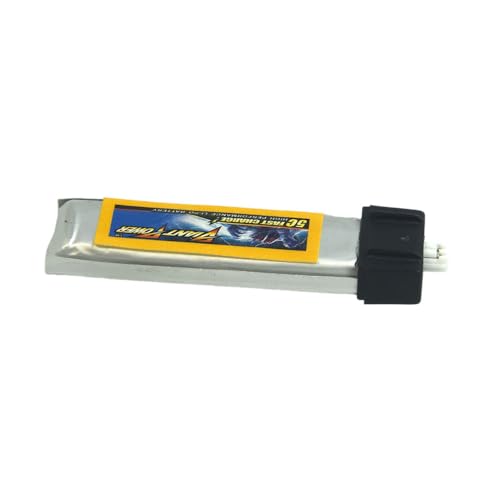 ECHOBBY 3.7V 1S 220mAh 50C LiPO Battery PH1.25 Nor Mini Plug for RC Aircraft Micro Quad Copter Drone (1P)