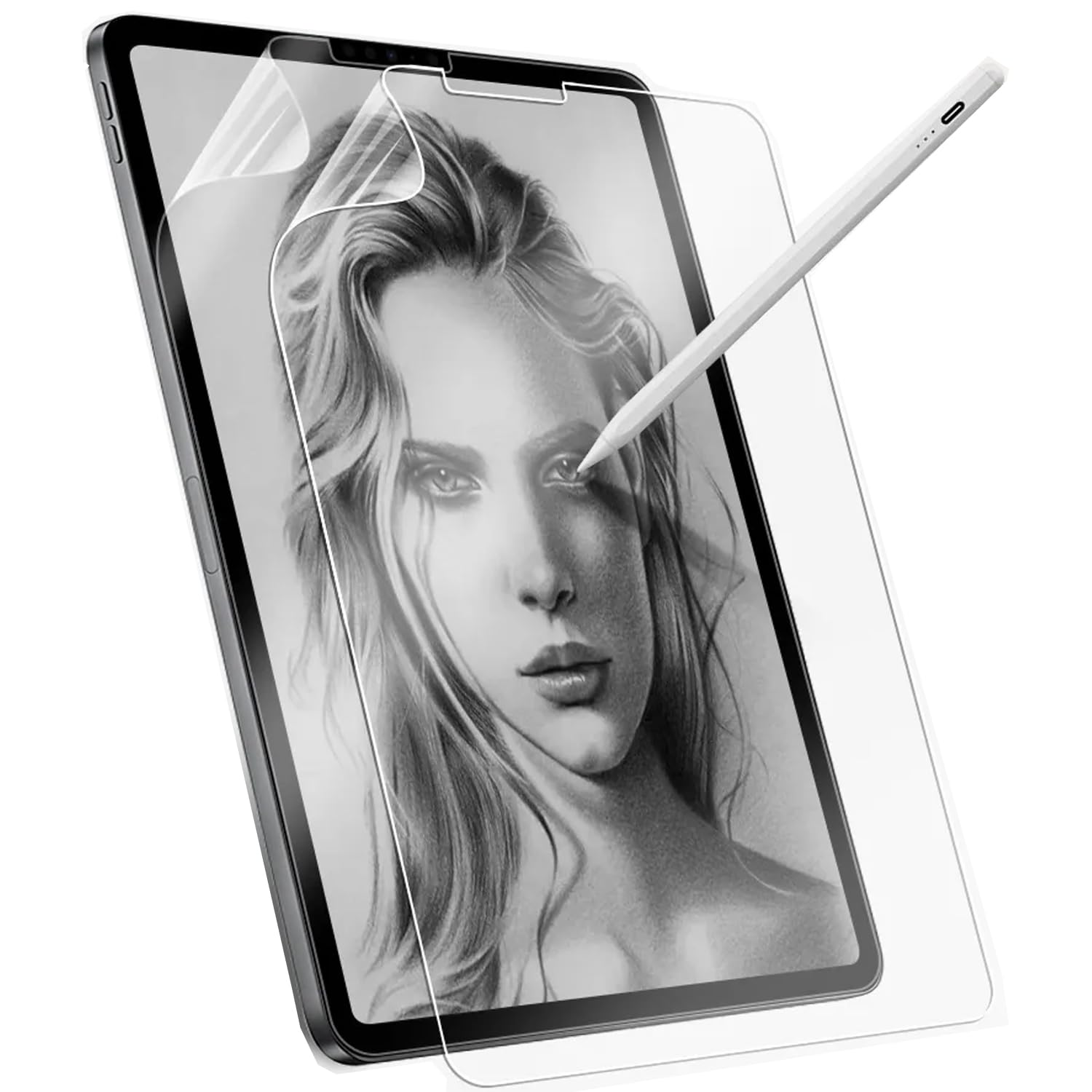TMahhbid [2 Pack] Paper-Feel Screen Protector for Microsoft Surface Pro 9 2022/ Surface Pro 8/ Surface Pro X 13 Inch, Anti-Glare/Writing Smooth PET Protective Film for S-Pen - Matte