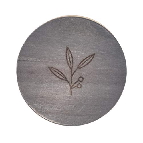 DW Home Charming Farmhouse Hand Poured Lavender Leaf Scented Single Wood Wick Candle, 8.1 oz
