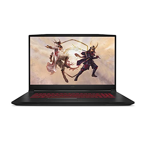 MSI Katana GF76 17.3" 144Hz FHD Gaming Laptop Intel Core i5-11400H RTX3050 8GB 512GBNVMe SSD Win11 (11UC-492) ,Black