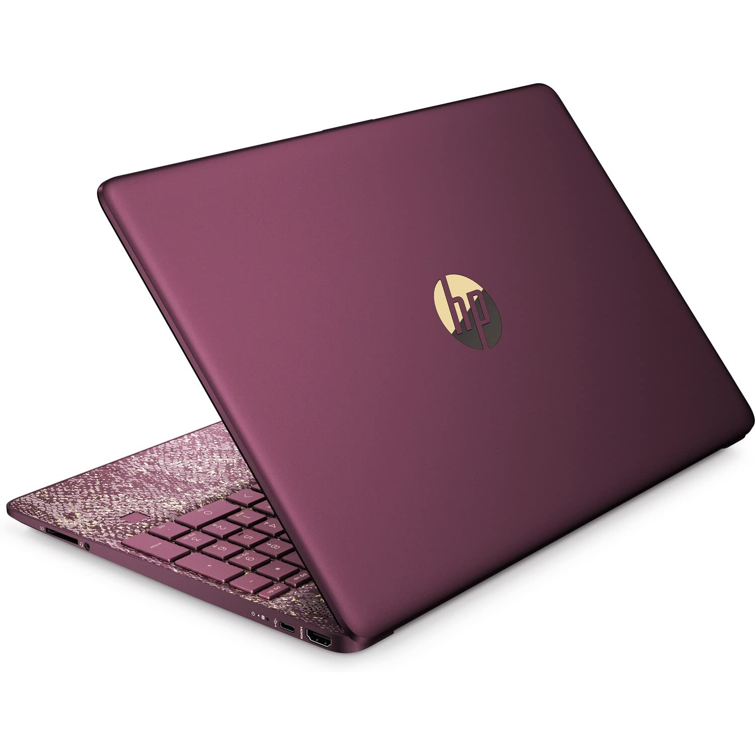HP Laptop 15-dy4009cy 15.6" HD (1366 x 768) Touchscreen, Intel Core i5-1155G7, Intel Iris Xe Graphics, 12GB DDR4 RAM, 512GB SSD Storage, Windows 11 Home, Opulent Aubergine (Renewed)