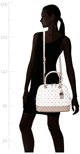 GUESS Cessily Dome Satchel, White Multi