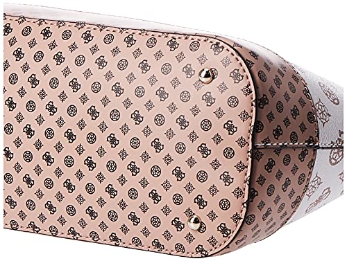 GUESS Cessily Dome Satchel, White Multi