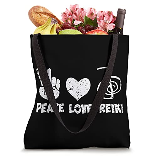 Riki Gift For Men or Women - Healing Peace & Love Reiki Tote Bag