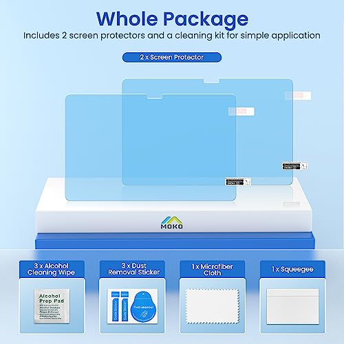 MoKo 2 Pack Paper Screen Protector Compatible with Fire Max 11 (13th Generation, 2023 Released), Anti-Glare Matte Film Fits Fire 11 Max 2023, PET Eye Protection for Drawing, Note-Taking Like on Paper