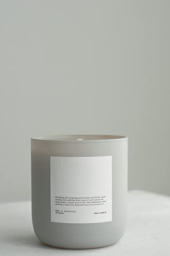 Sisu Scents | Fresh Focus | Sicilian Lemon, Jasmine & Lemon Flower | Luxury Scented Jar Candle | Made in California | Vegan & Clean Burning | 8oz