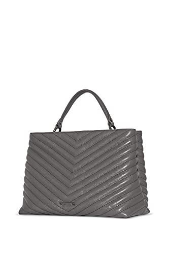 Rebecca Minkoff womens Edie Lg Top Handle satchel, Graphite, One Size US