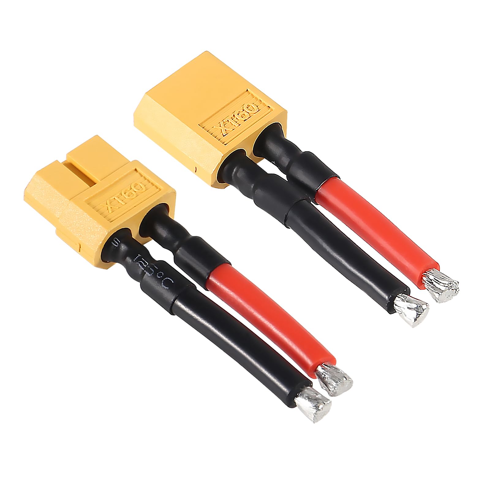 JUZITAO 10 Pairs XT60 Plug Connector Female and Male Connector with 12AWG Silicon Wire for RC Lipo Battery Cable Drone