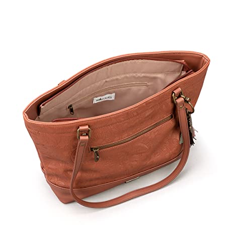 Sakroots womens Arcadia Recycled Metro Tote, Tobacco, One Size US