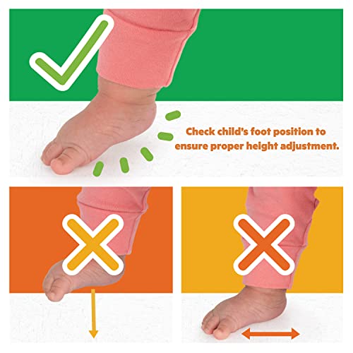 Bright Starts Around We Go 2-in-1 Walk-Around Baby Activity Center & Table, Tropic Cool, Ages 6 Months+