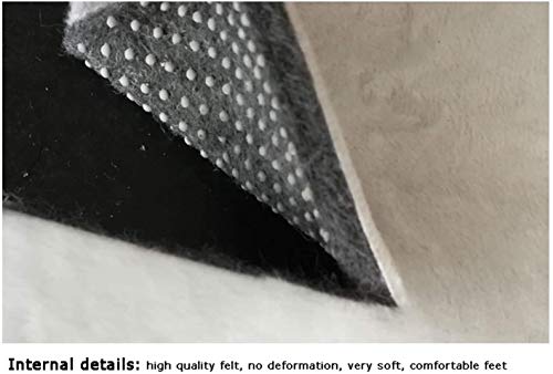 GYMS Rug Carpet, Geometric Black and White Stripes Orange Rug, for Bedroom Bedside Living Room Kitchen Floor Mat Rugs,100 * 160CM