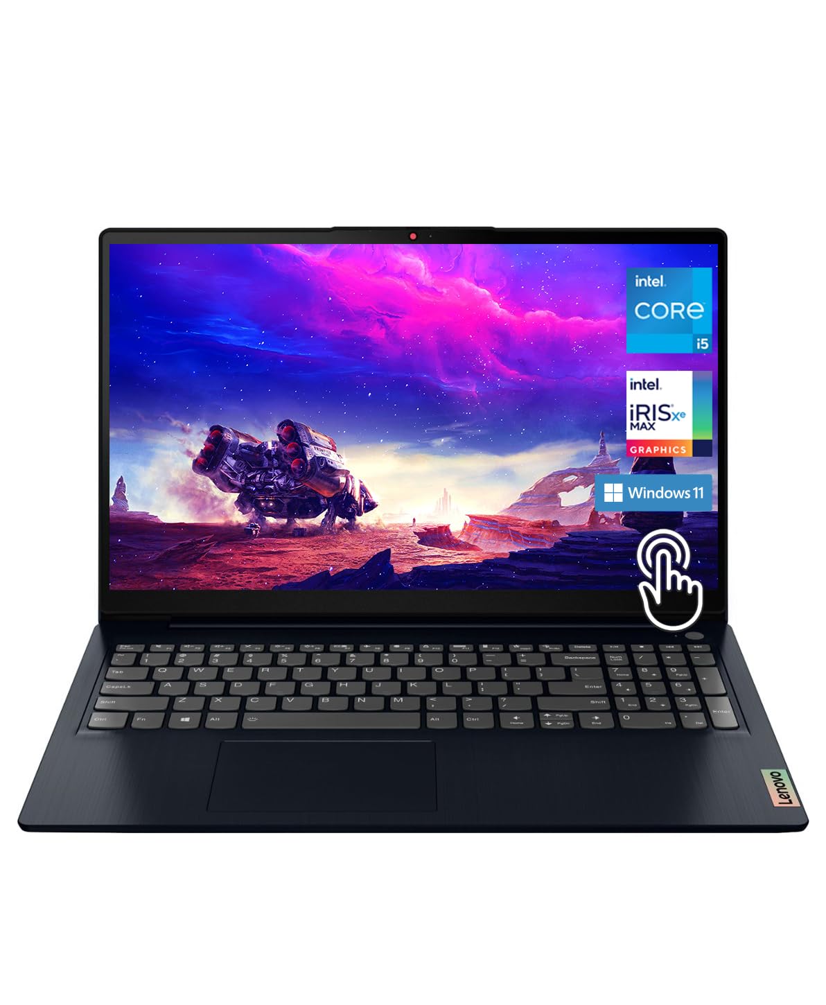 Lenovo Ideapad 3i 15.6" FHD Touch Laptop for Business, Student, Intel 11th Generation Core i5, 20GB DDR4 Memory, 512GB SSD, Intel Iris X Graphics, HDMI, Windows 11,Abyss Blue, W/GaLiMu