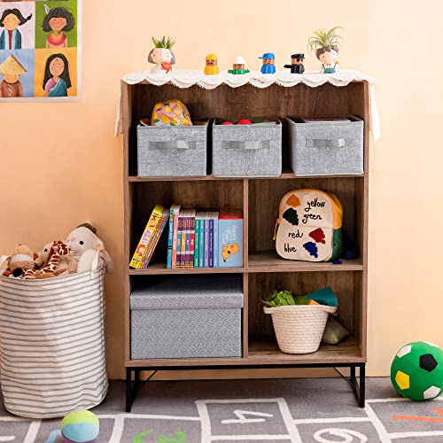 GRANNY SAYS Bundle of 3-Pack Rectangle Storage Bins & 3-Pack Storage Bins with Lids
