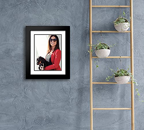 ArtDirect Custom Framed 12x14 Modern Black Wood Frame with Your Photo or Art - Upload Any Image and We Will Print and Frame it For You