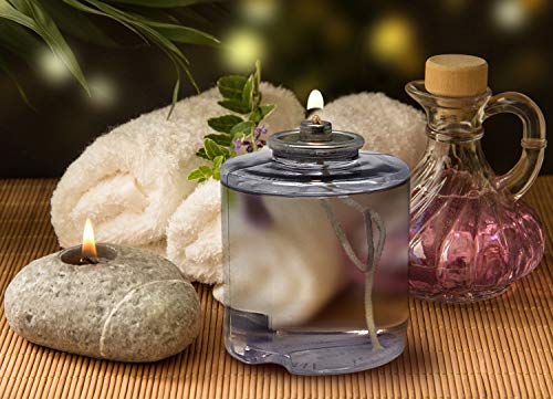 Hyoola Oil Candles - 50 Hour Liquid Candles - Disposable Liquid Paraffin Tea Lights - 48 Pack - for Restaurant Tables and Emergency Candles