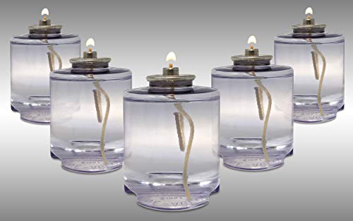 Hyoola Oil Candles - 50 Hour Liquid Candles - Disposable Liquid Paraffin Tea Lights - 48 Pack - for Restaurant Tables and Emergency Candles