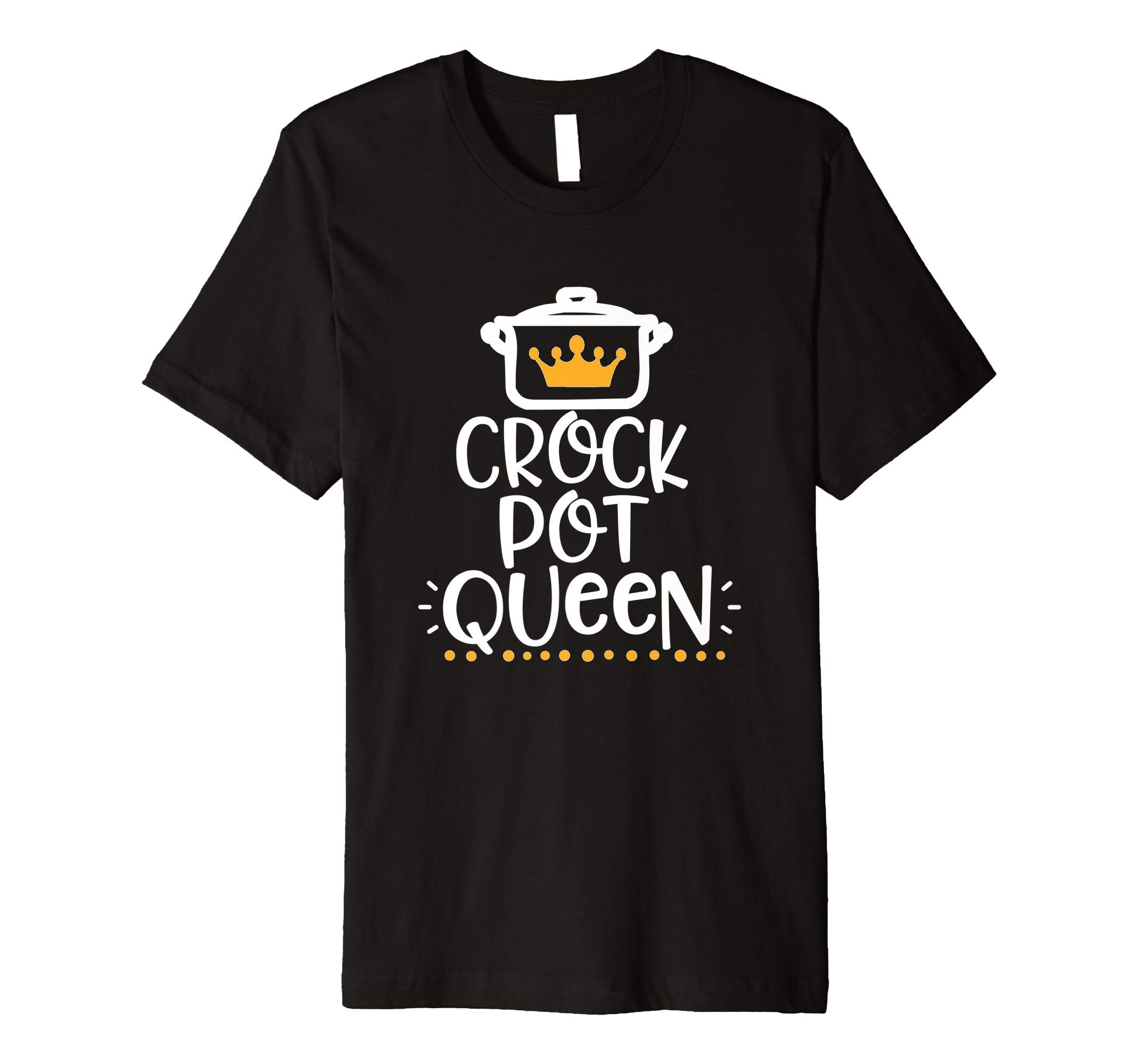 Funny "Crockpot Queen" Premium T-Shirt
