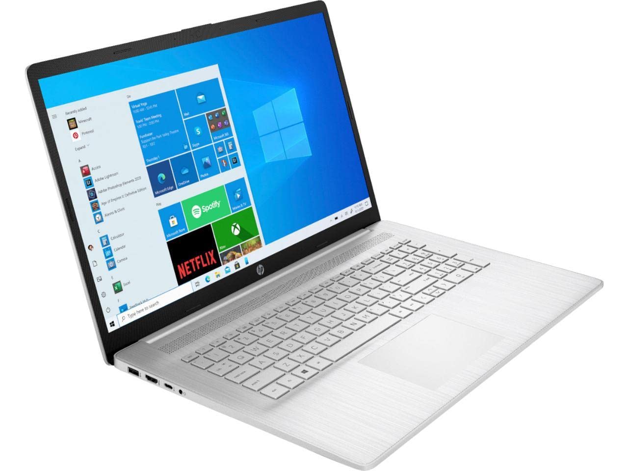 HP 17-cn1053cl Home & Business Laptop, Intel Core i5-1155G7, 12GB DDR4 RAM, 1TB HDD, Intel Iris Xe Graphics, Windows 11 Home (4S324UA#ABA) 17-30.99 inches