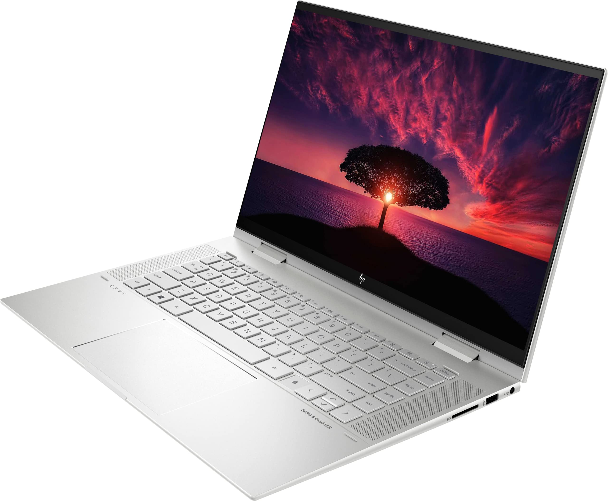 HP Envy x360 2-in-1 Convertible Business Laptop,15.6 FHD Touchscreen,Intel Core i5-1155G7 Processor,Windows 10 Pro,32GB RAM 1TB SSD,Thunderbolt 4,Backlit Keyboard,Fingerprint,32GB Durlyfish USB Card