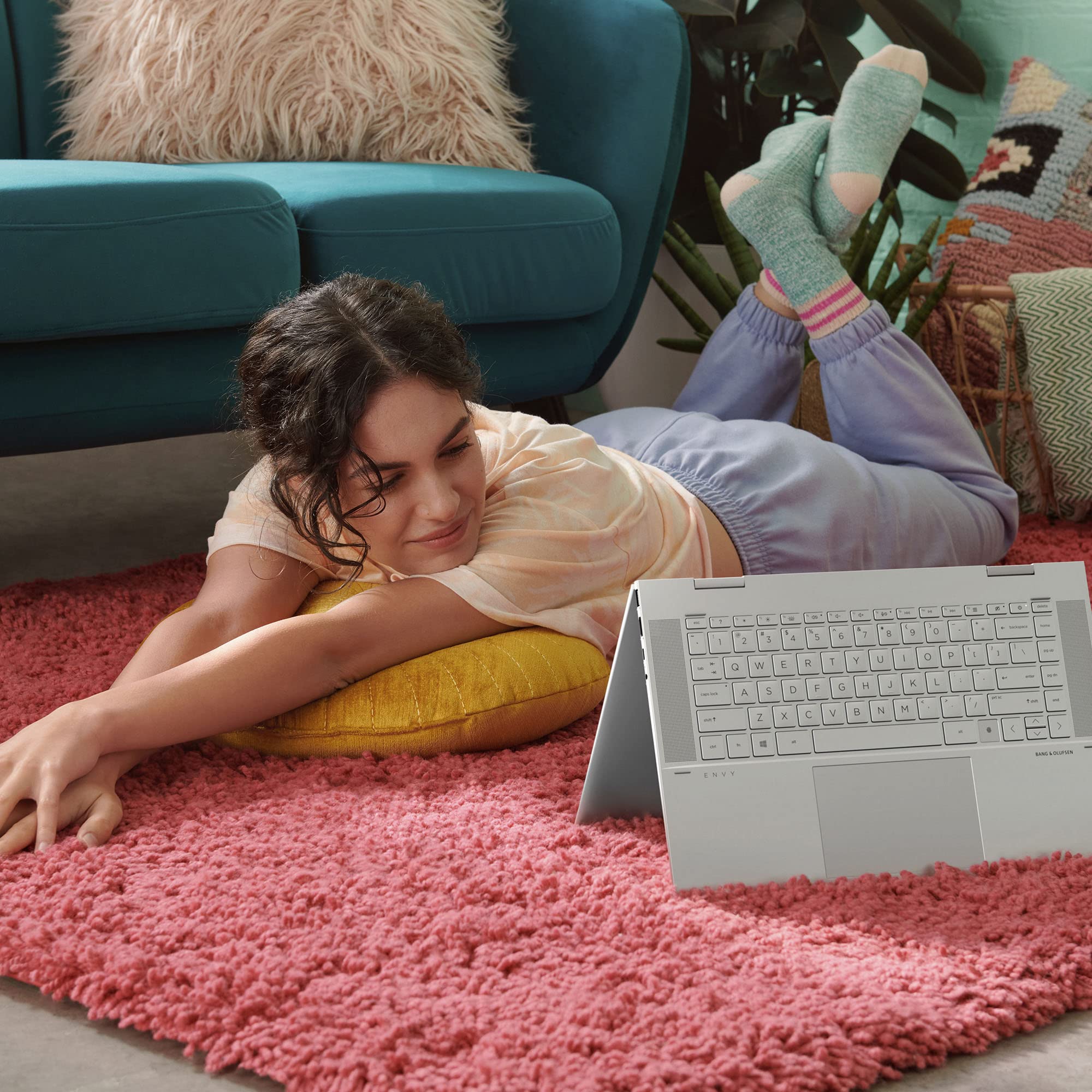 HP Envy x360 2-in-1 Convertible Business Laptop,15.6 FHD Touchscreen,Intel Core i5-1155G7 Processor,Windows 10 Pro,32GB RAM 1TB SSD,Thunderbolt 4,Backlit Keyboard,Fingerprint,32GB Durlyfish USB Card