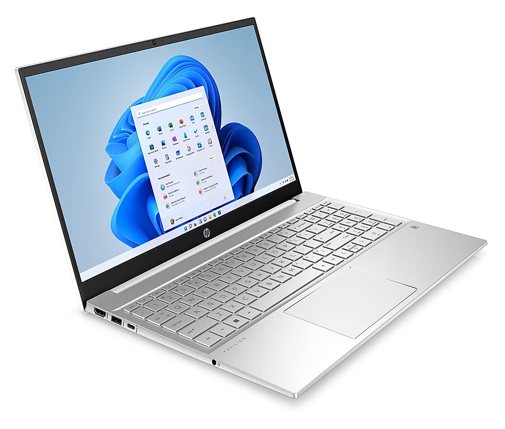2022 HP Pavilion 15.6" FHD Touchscreen Laptop 11th Gen 4-Core Intel i5-1155G7 16GB DDR4 512GB NVMe SSD Iris Xe Graphics HDMI Webcam WiFi-6 Bluetooth Backlit Keyboard Windows 11 Pro w/ 32GB USB