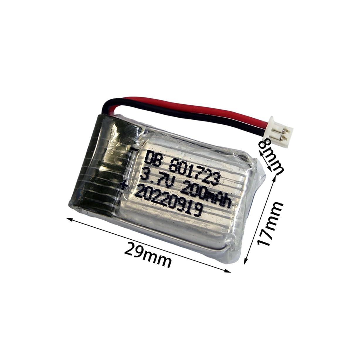 ECHOBBY 3.7V 200mAh 20C LiPo Battery PH1.25 Nor Plug for Mini Size RC Helicopter Quad Copter Drone (1)