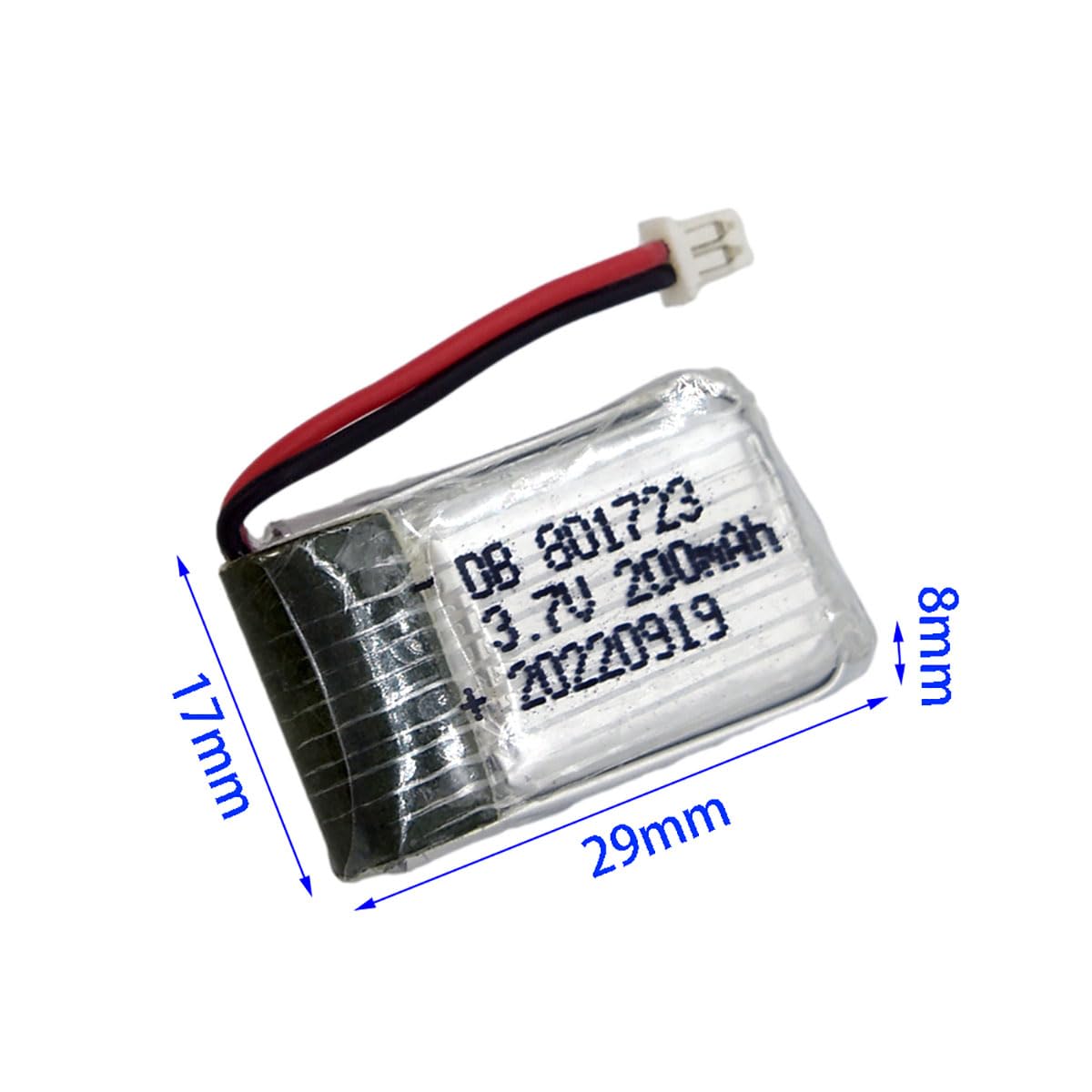 ECHOBBY 3.7V 200mAh 20C LiPo Battery PH1.25 Nor Plug for Mini Size RC Helicopter Quad Copter Drone (1)