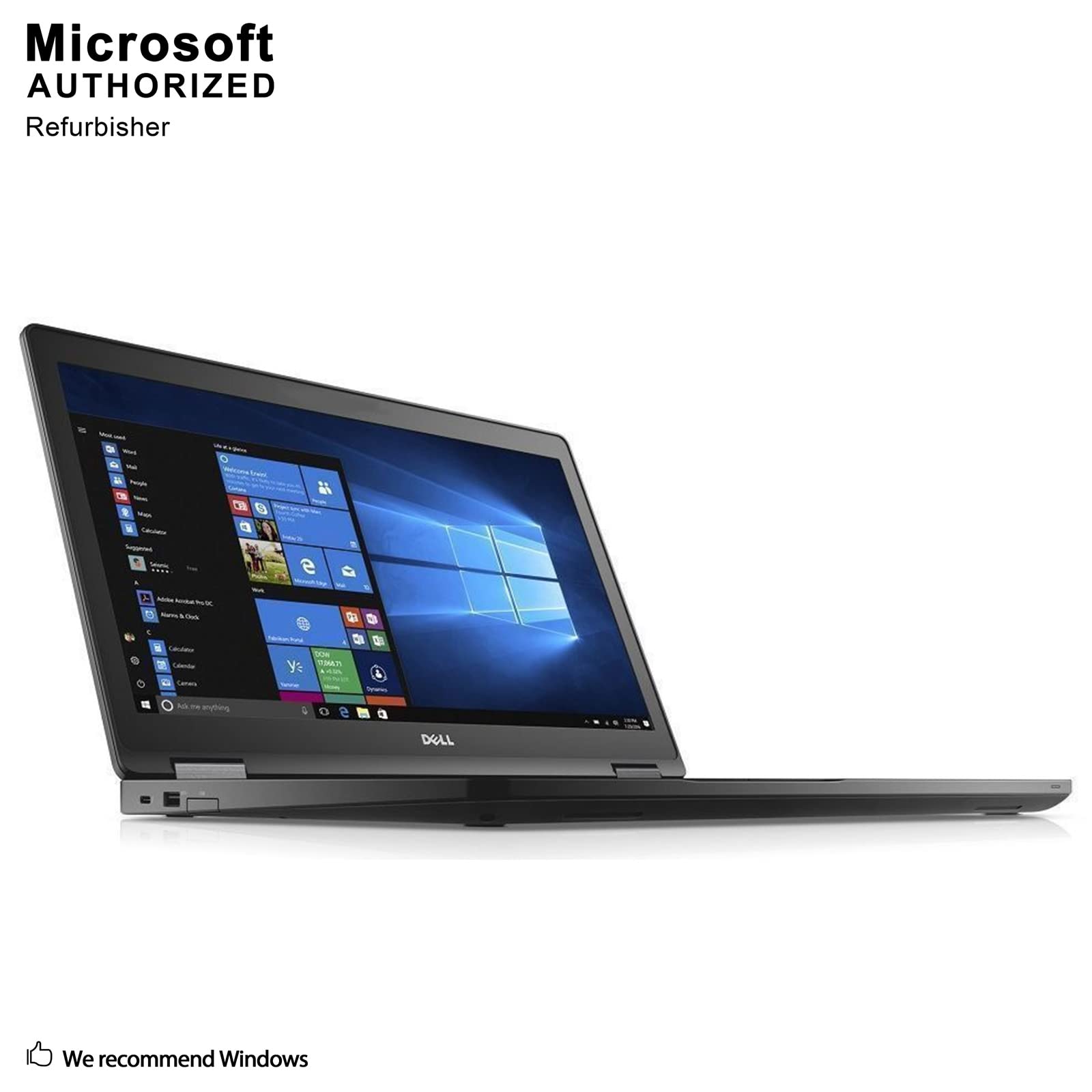 Dell Latitude 5580 15.6" Business Laptop, Intel Core I5-7200U 2.5GHZ, 16G DDR4, M.2 512G SSD, HDMI, VGA, USB 3.0, Windows 10 Pro 64 Bit-Multi-Language Supports En/Fr/Sp(Renewed).