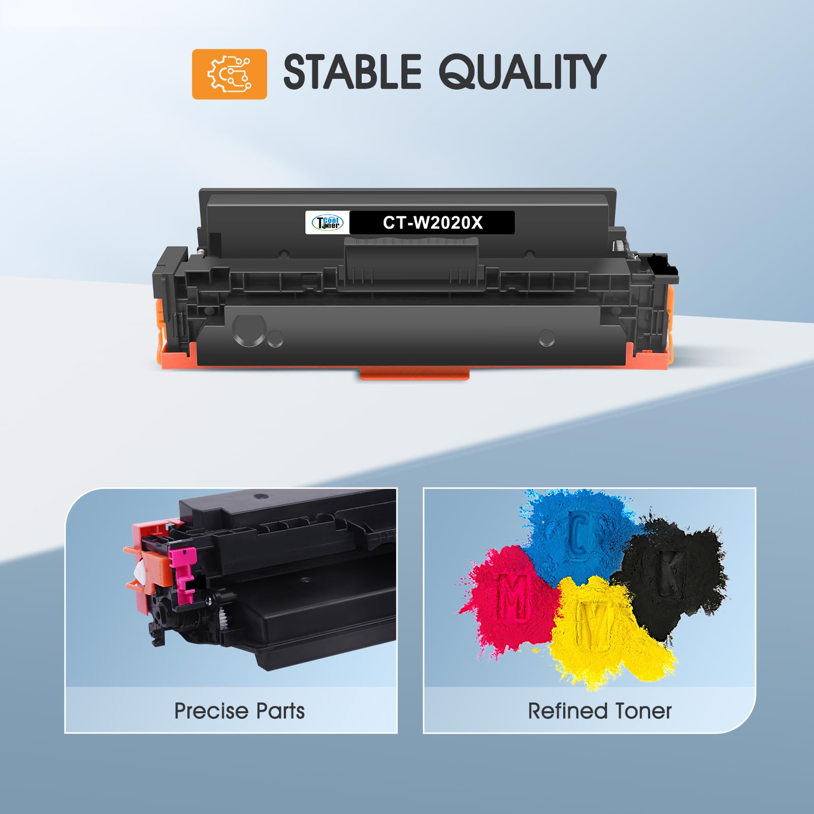 Cool Toner Compatible 414X Toner Cartridge Replacement for HP 414X 414A 414 W2020X Work with Color Pro MFP M479fdw M454dw M479fdn M454dn M479 Laser Printer Ink (Black Cyan Magenta Yellow, 4-Pack)